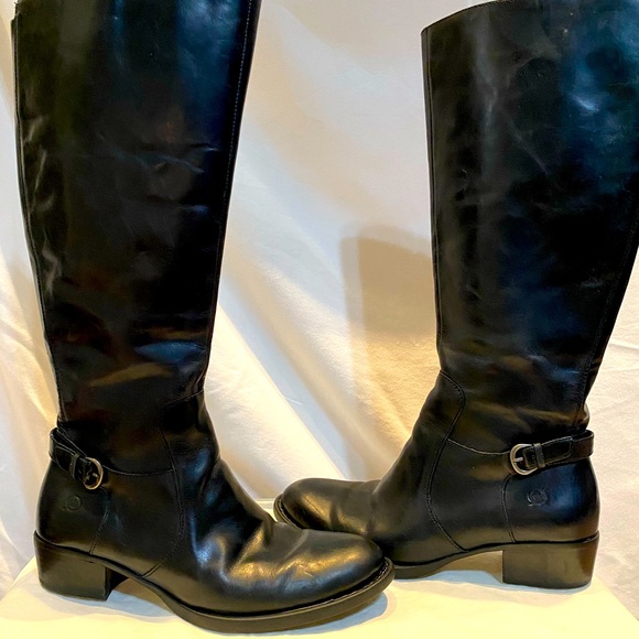 Born | Shoes | Born Black Tall Ridding Boot With Approx 12 Inch Heel ...